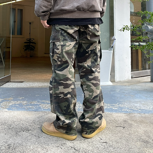 힙하고 유니크한 밀리터리 바지 빈티지 카모플라쥬 카고 와일드 팬츠 남자 아메카지 밀리터리룩 코디 추천해 네이버 블로그