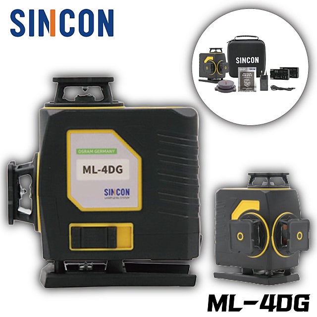 신제품) 신콘 레이저 레벨기 미니 4D 추방식 그린 ML-4DG 출시 - 입고완료 : 네이버 블로그
